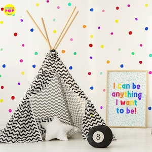 I Can Be Anything I Want to Be Inspirational Print Rainbow Typography ...