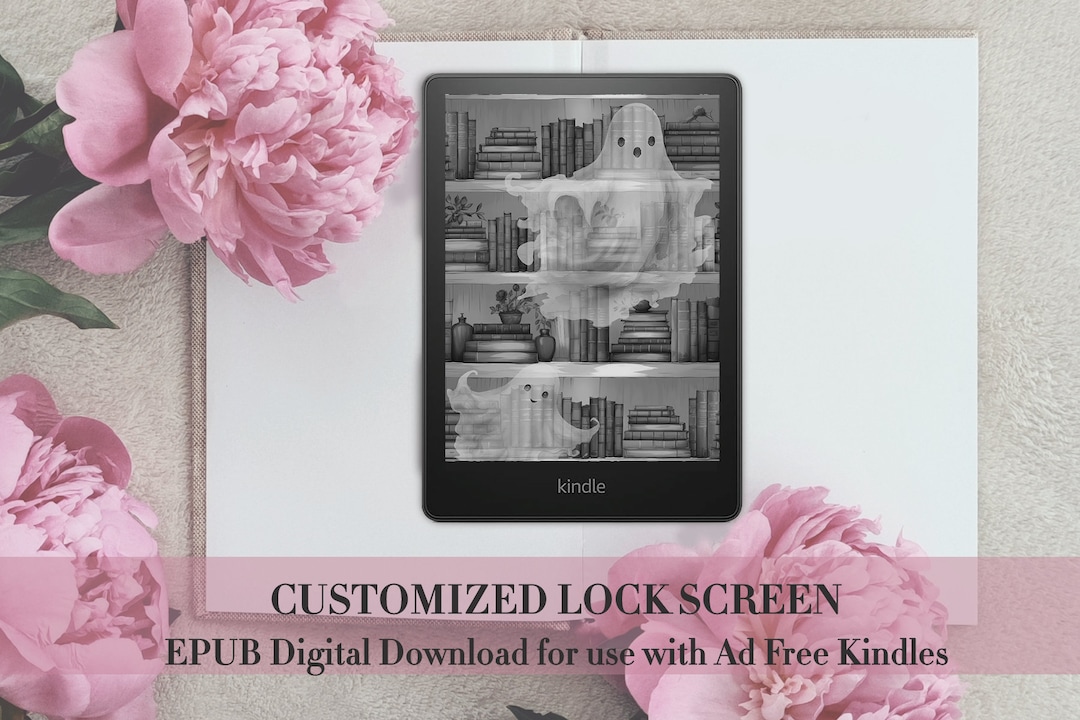 Ghost in the Library Soft Pastel Goth Witchy Lock Screen for Use W ...
