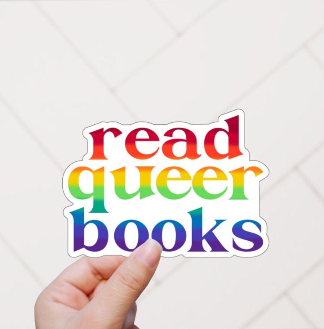 Read Queer Books Sticker for Readers Read Gay Books Pride Month Bookish ...