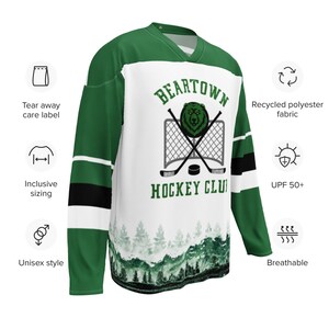 Beartown Hockey Club Benji Ovich Game Jersey Booktok Bookstagram ...
