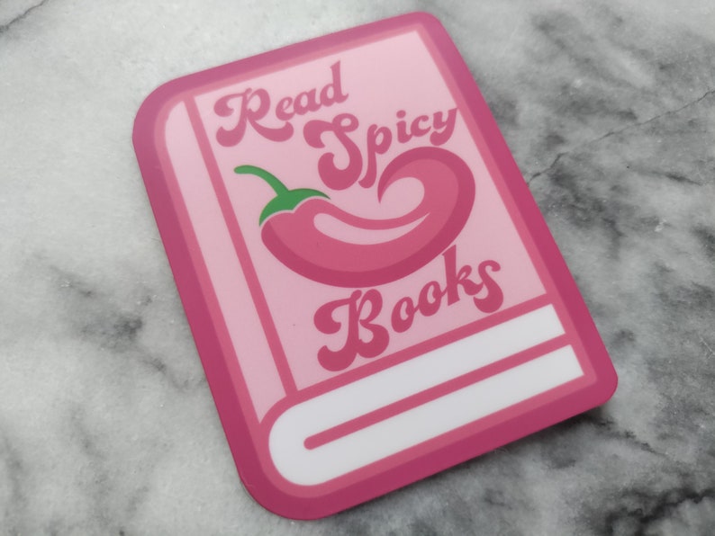 Spicy Books Dark Romance Smut Reader Sticker Lady Spicy Lover - Etsy UK