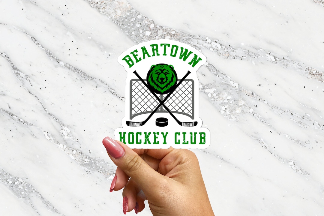 Beartown Jersey Logo Hockey Club Sticker Bear Town Bjornstad Fredrik Backman Bookish Sticker ...