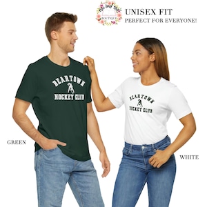 Jersey Style Beartown Benji Ovich Shirt for Bibliophiles Logo Front and ...