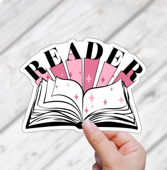 Reader Starburst Sticker Reading is Magic Bookish Sticker for | Etsy