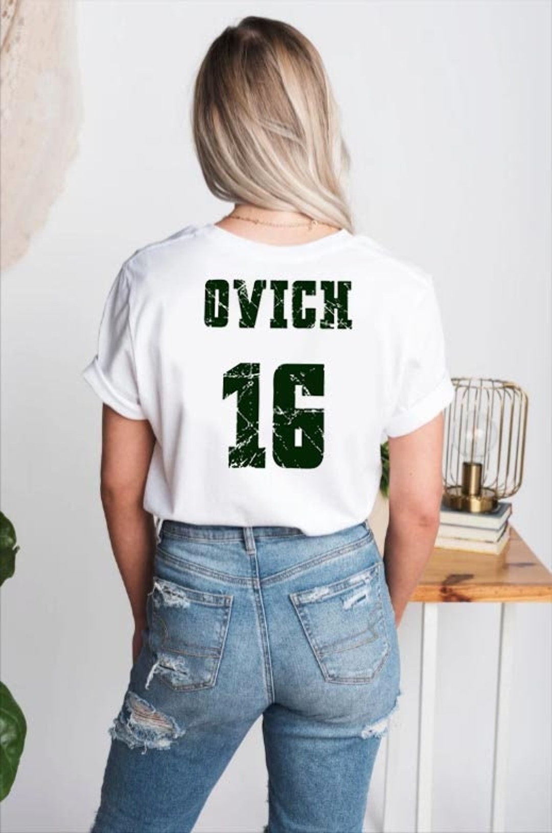 Jersey Style Beartown Benji Ovich Shirt for Bibliophiles Logo Front and ...