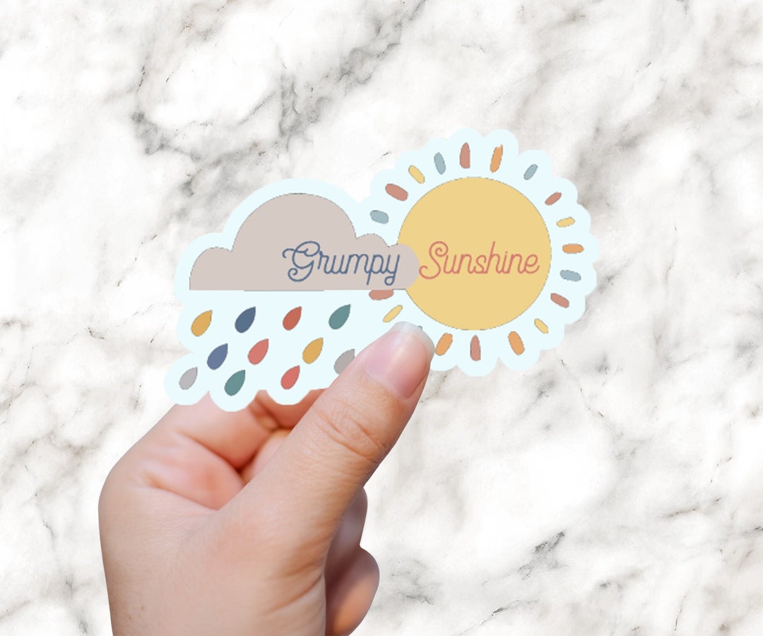 Grumpy Sunshine Trope Romance Reader Sticker Books Sticker Reader ...
