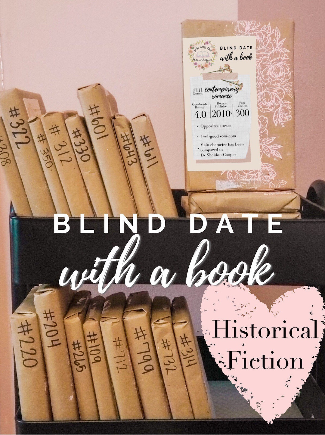 Historical Fiction Blind Date With a Book Mystery Book Gift for Reader ...