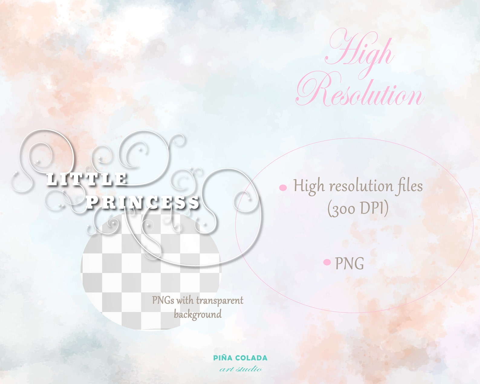 Little Princess Sign Princess Girl Clipart, Baby Girl, PNG - Etsy