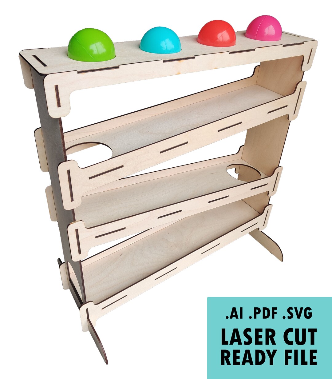 Ball Ramp Toy - DIGITAL Laser Cut Ready File! - Ai, Svg, Pdf - Etsy