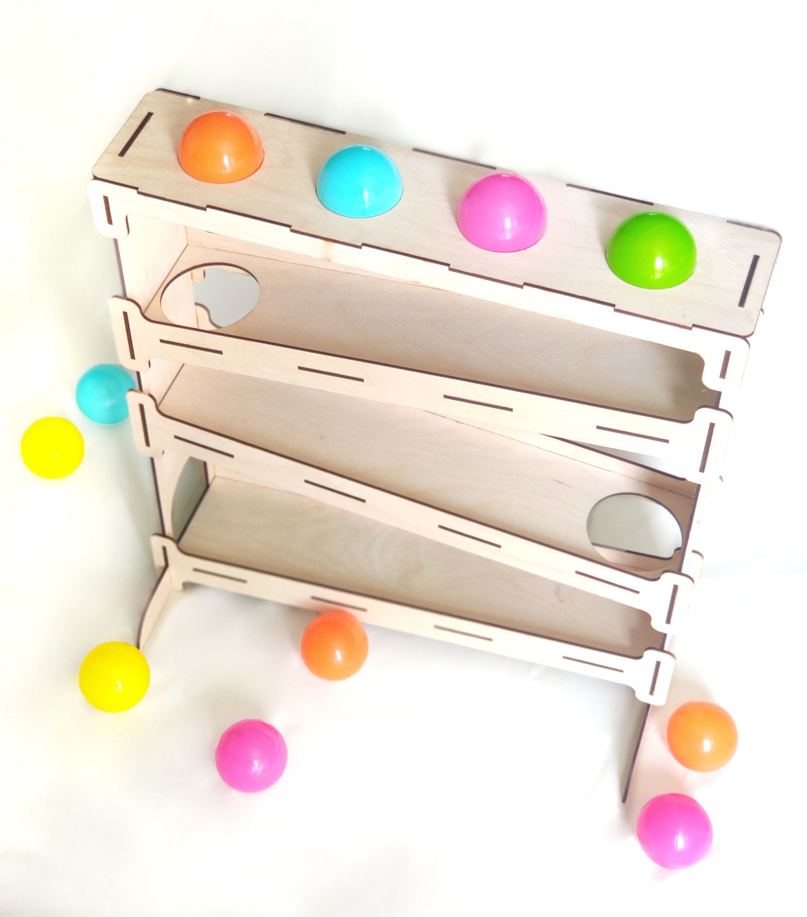 Ball Ramp Toy - DIGITAL Laser Cut Ready File! - Ai, Svg, Pdf - Etsy