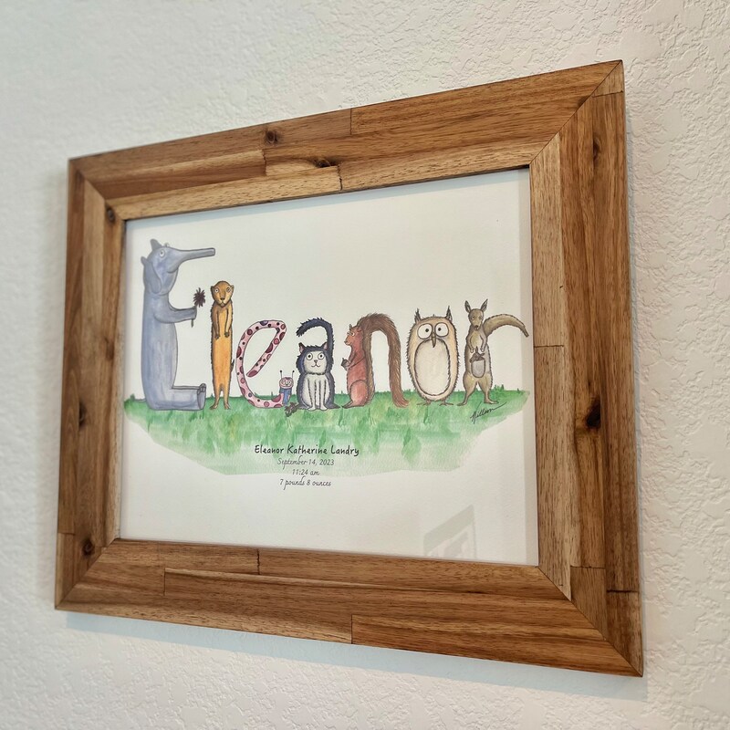 Custom Name Painting - Etsy