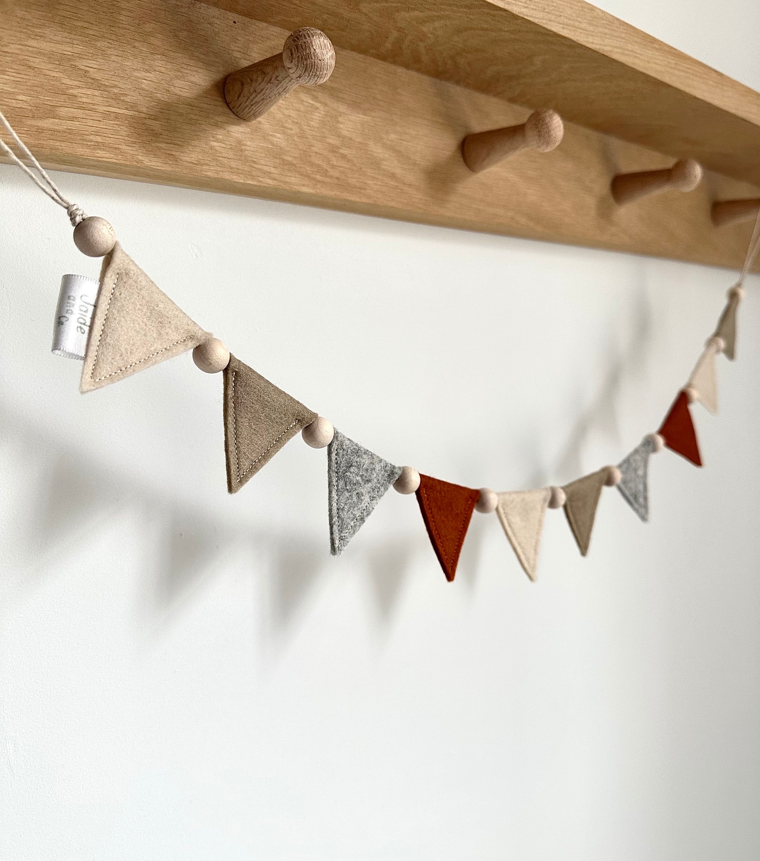 Mini Wool Felt Bunting - Etsy