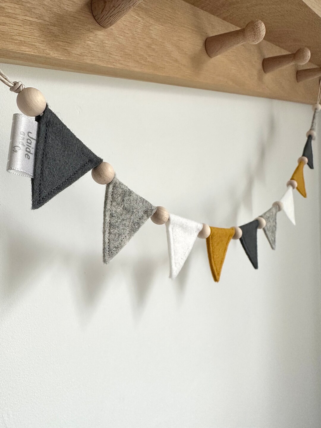 Mini Wool Felt Bunting - Etsy