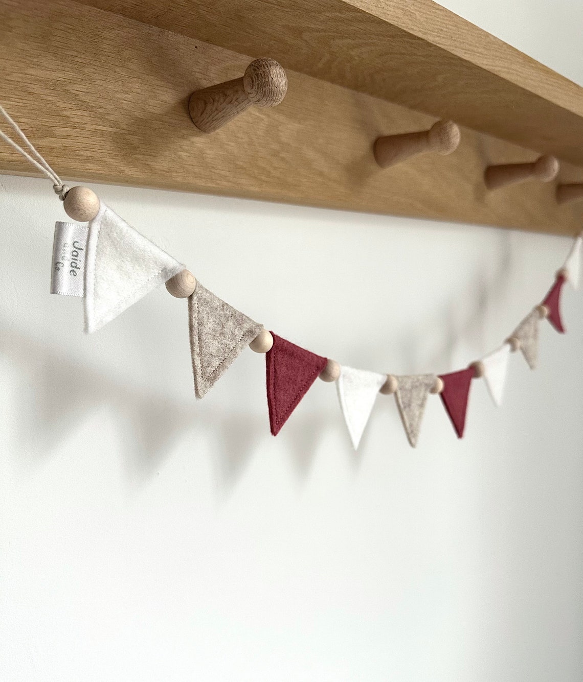 Mini Wool Felt Bunting - Etsy