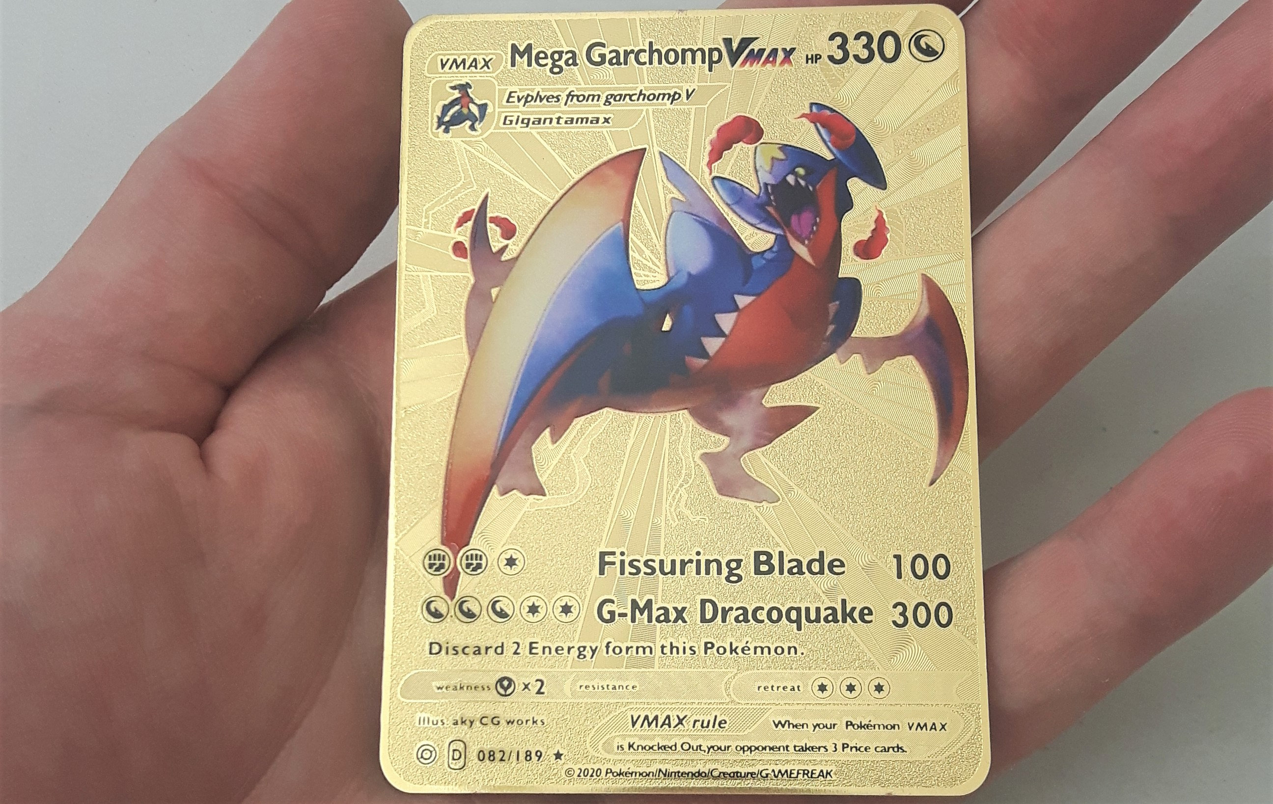 Pokemon Mega Garchomp Card