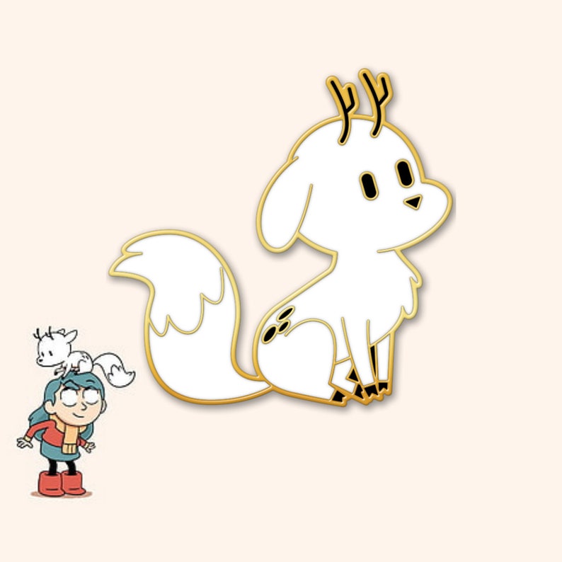 Twig Hilda Netflix Enamel Pin Plus Random Hilda Character - Etsy