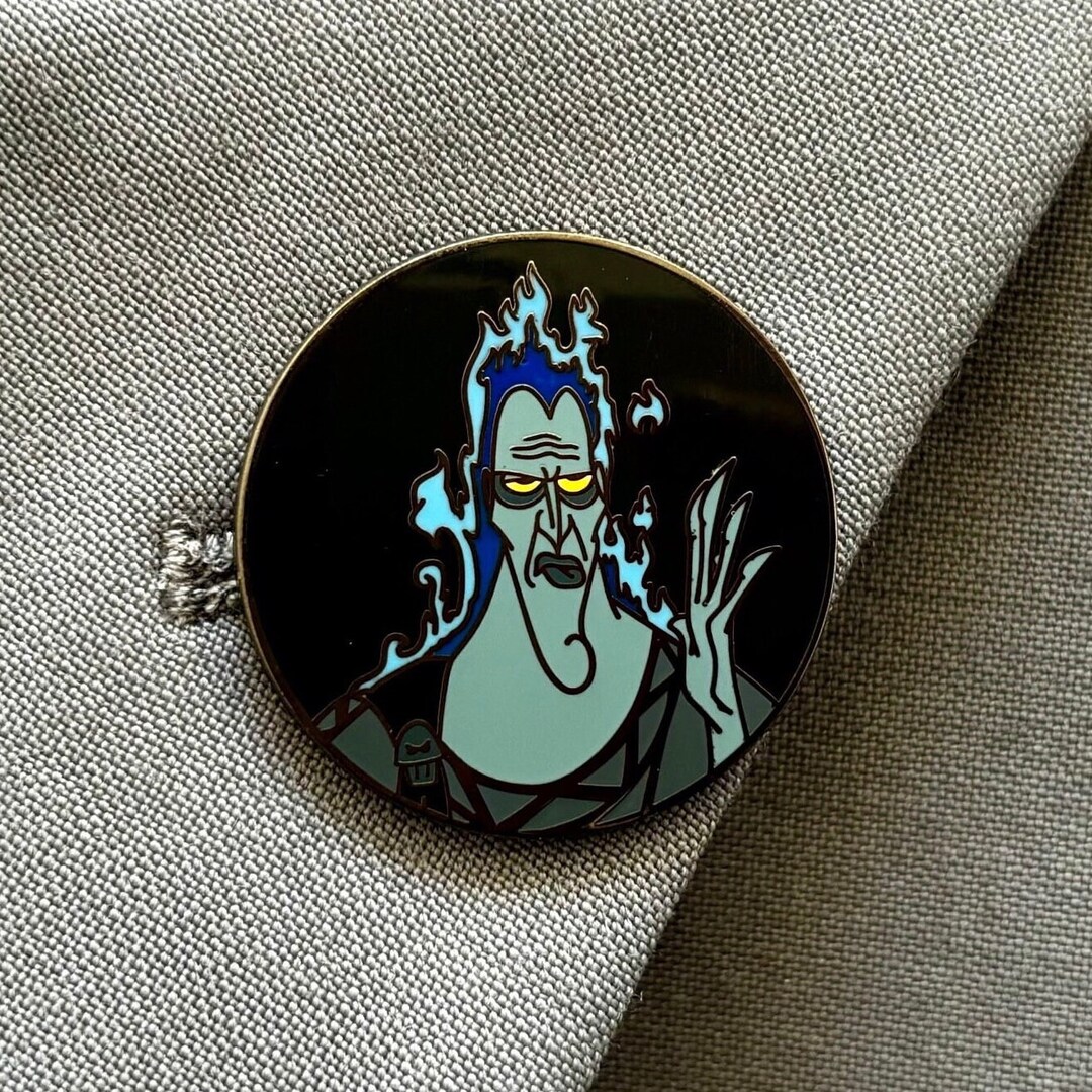 Hades Enamel Pin From Hercules Disney. Disney Villains. - Etsy