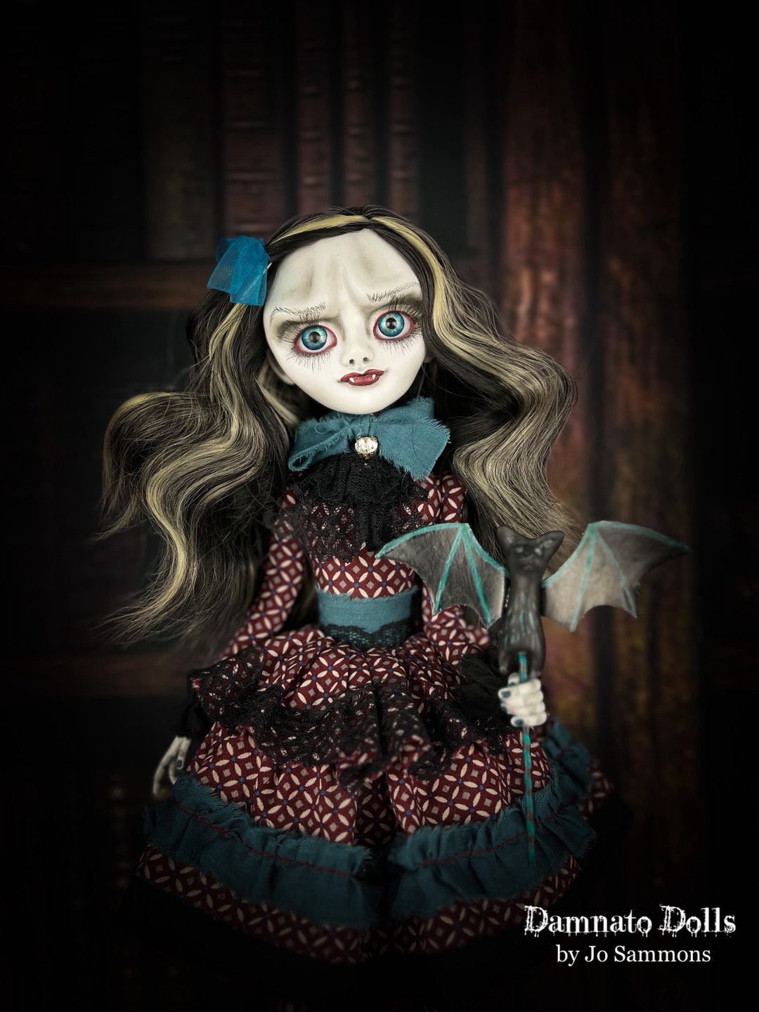 Vernelle - Vampire Art Doll by Damnato Dolls, OOAK Dolls, Collectible ...