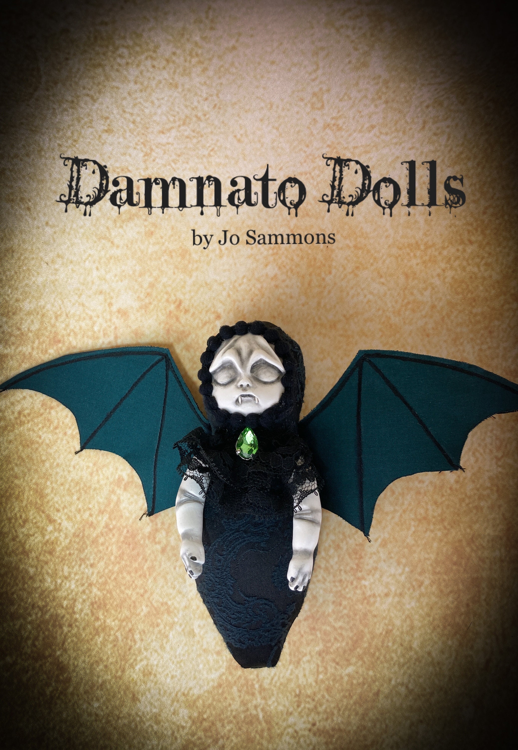 OOAK Vampire Art Doll Baby Doll Bat Creepy Cute Goth - Etsy