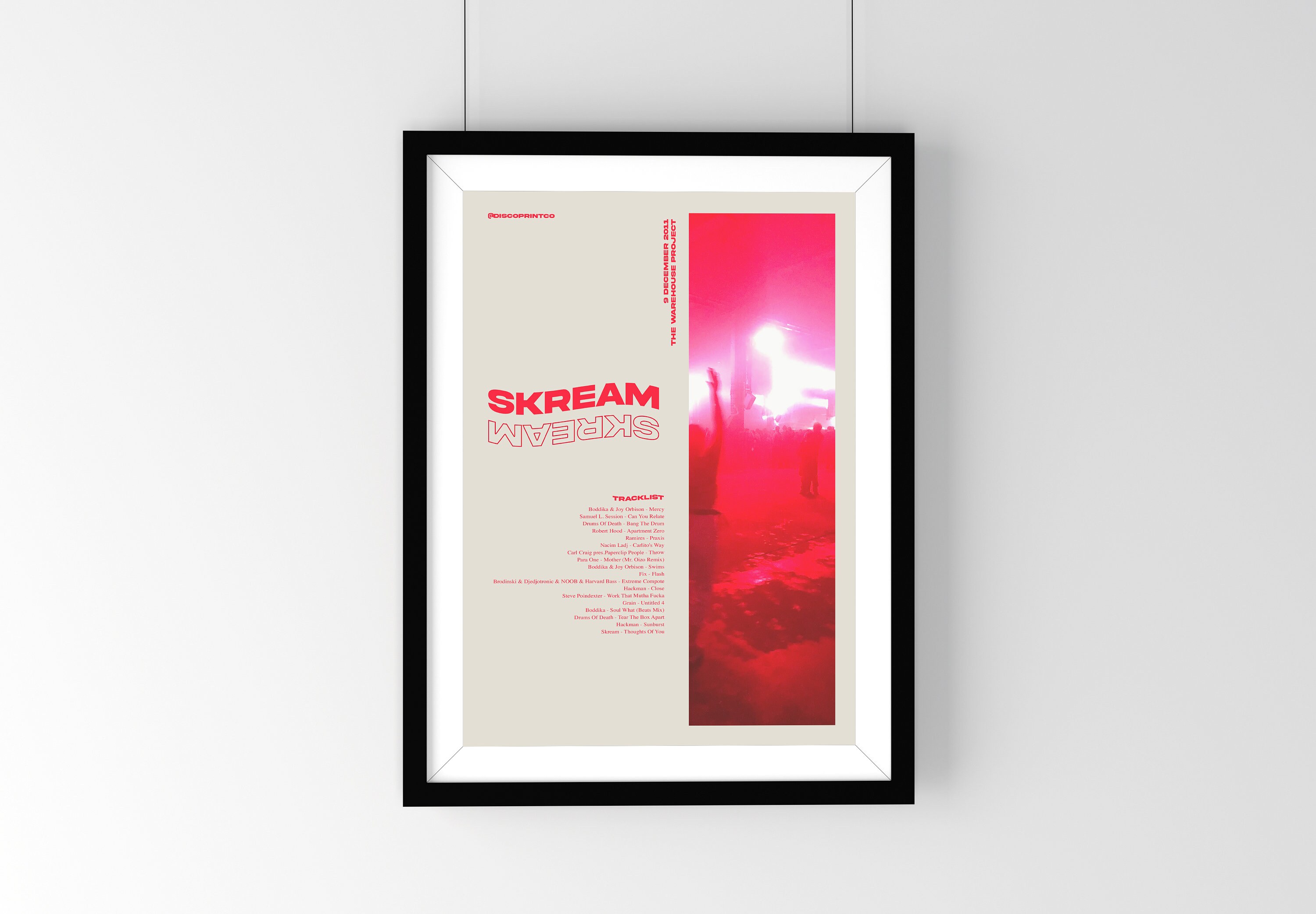 Skream - the Warehouse Project | DJ | Wall Art | Poster | Print | A3 A4 ...