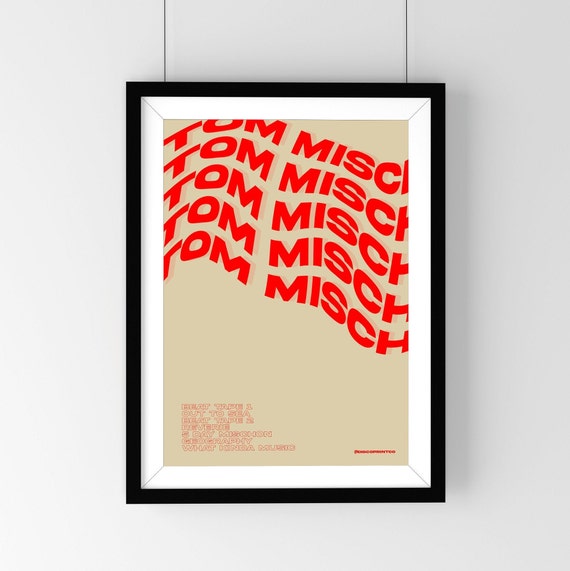 Tom Misch / Discografía / Arte de pared / Póster / Impresión / | Etsy ...