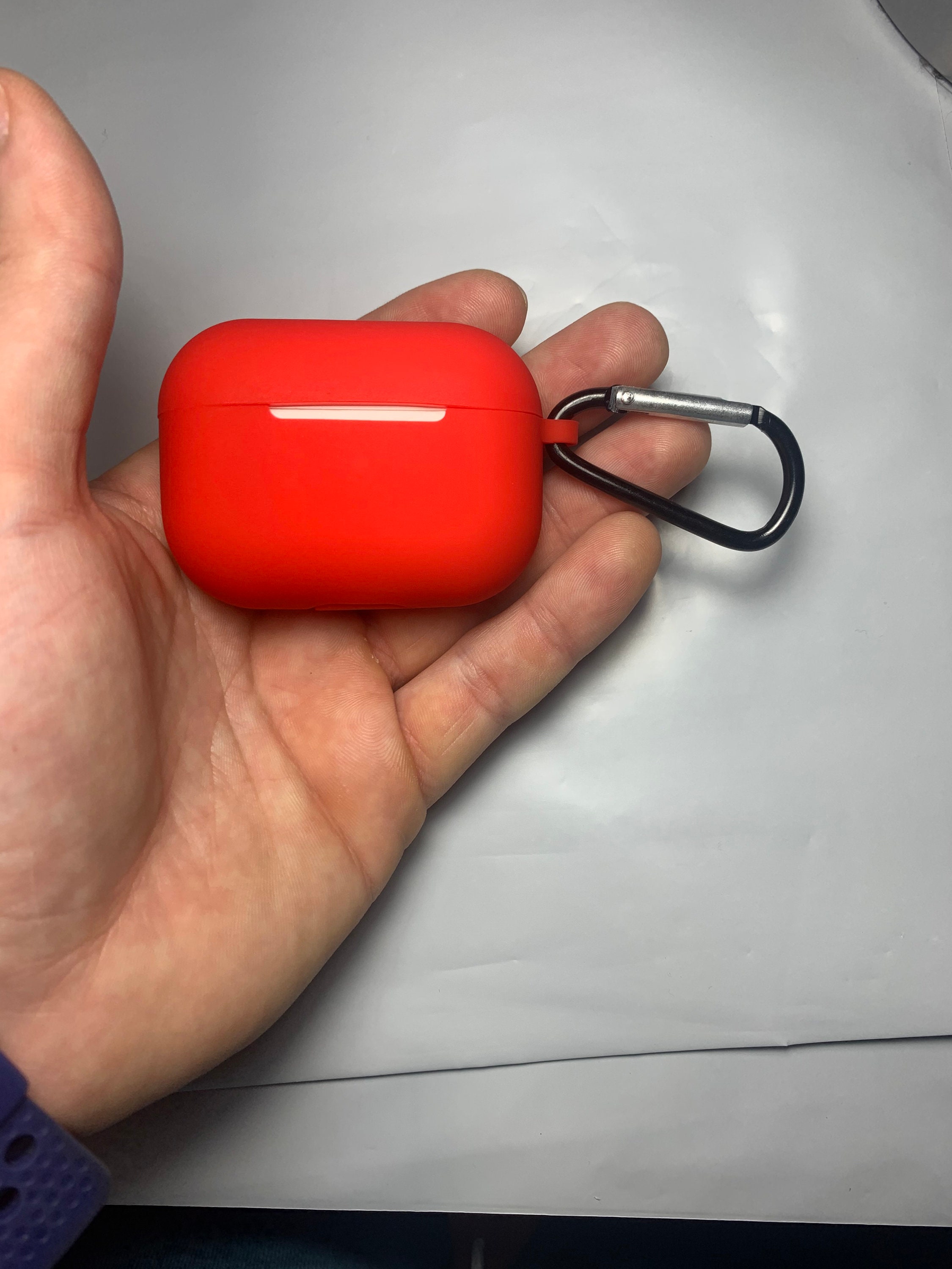 Red Silicon Airpod Pros Case Compatible with Airpod Pros | Etsy