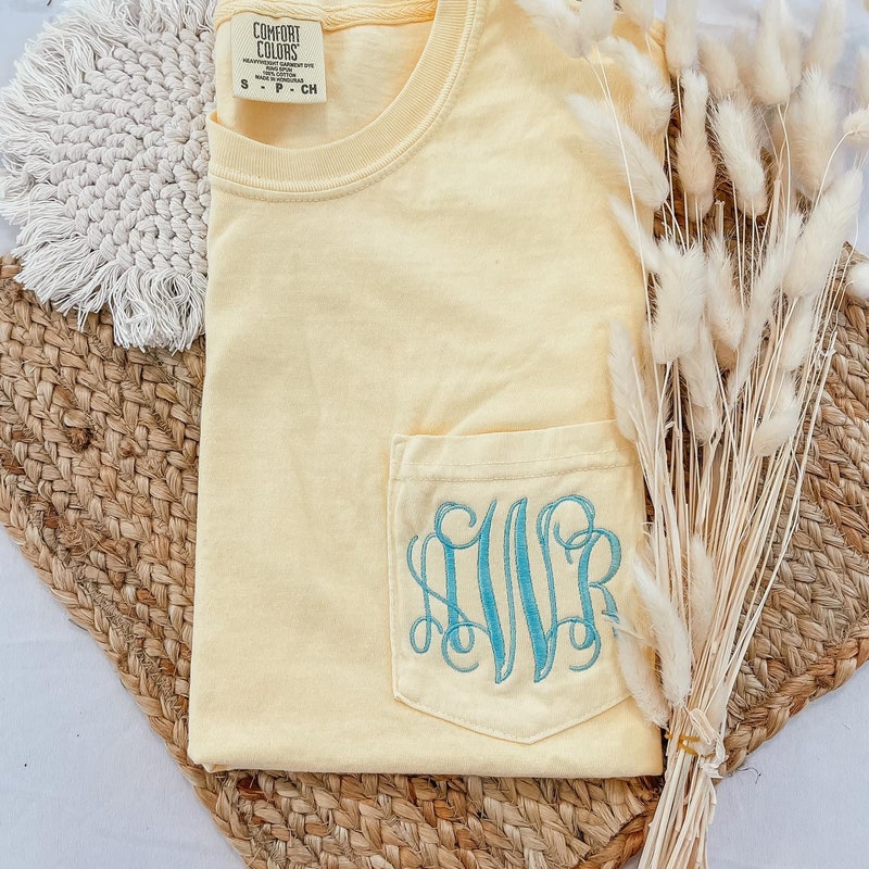 Monogram Tee - Etsy