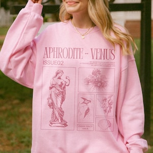 Aphrodite Sweatshirt Venus Goddess of Love Shirt Percy Jackson Merch Camp Halfblood Athena ...