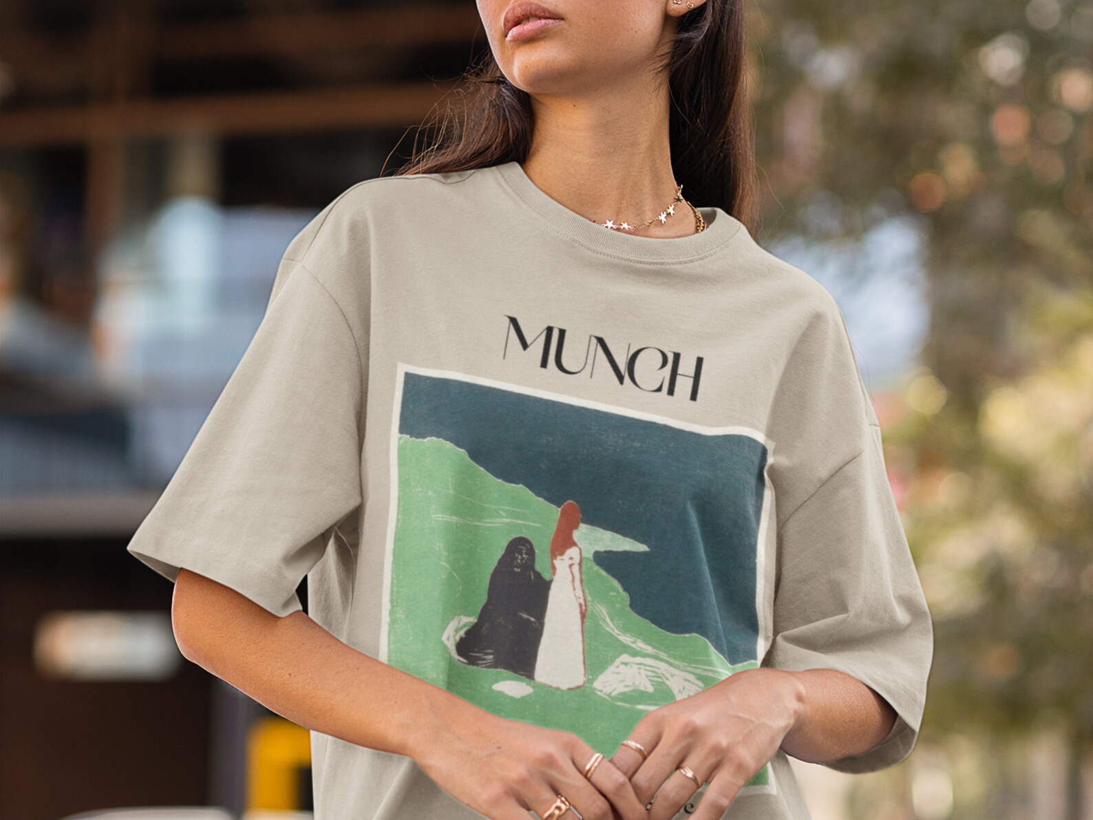 Edvard Munch Two Women by the Shore Famous Art Shirt Famous - Etsy