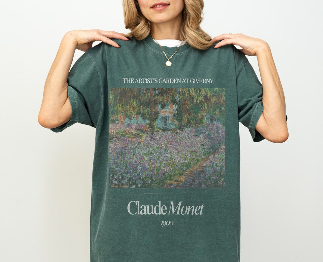 Monet the Artist's Garden at Giverny Shirt Monet Painting Claude Monet ...