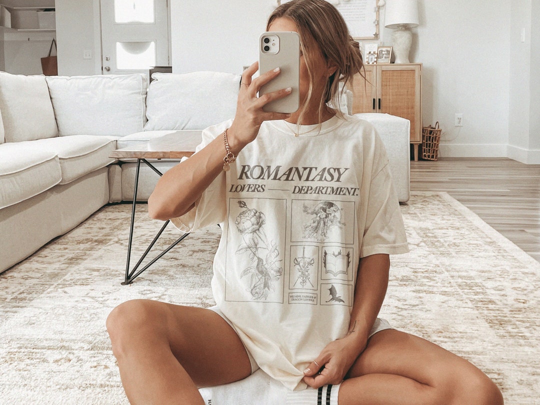 Romantasy Lovers Department Shirt Morally Grey Shirt Bookish Things ...