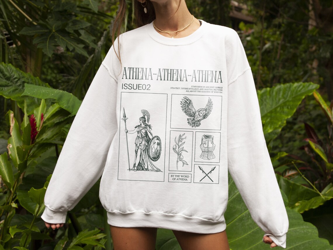 Athena Sweatshirt Camp Halfblood Shirt Percy Jackson Merch Athena ...