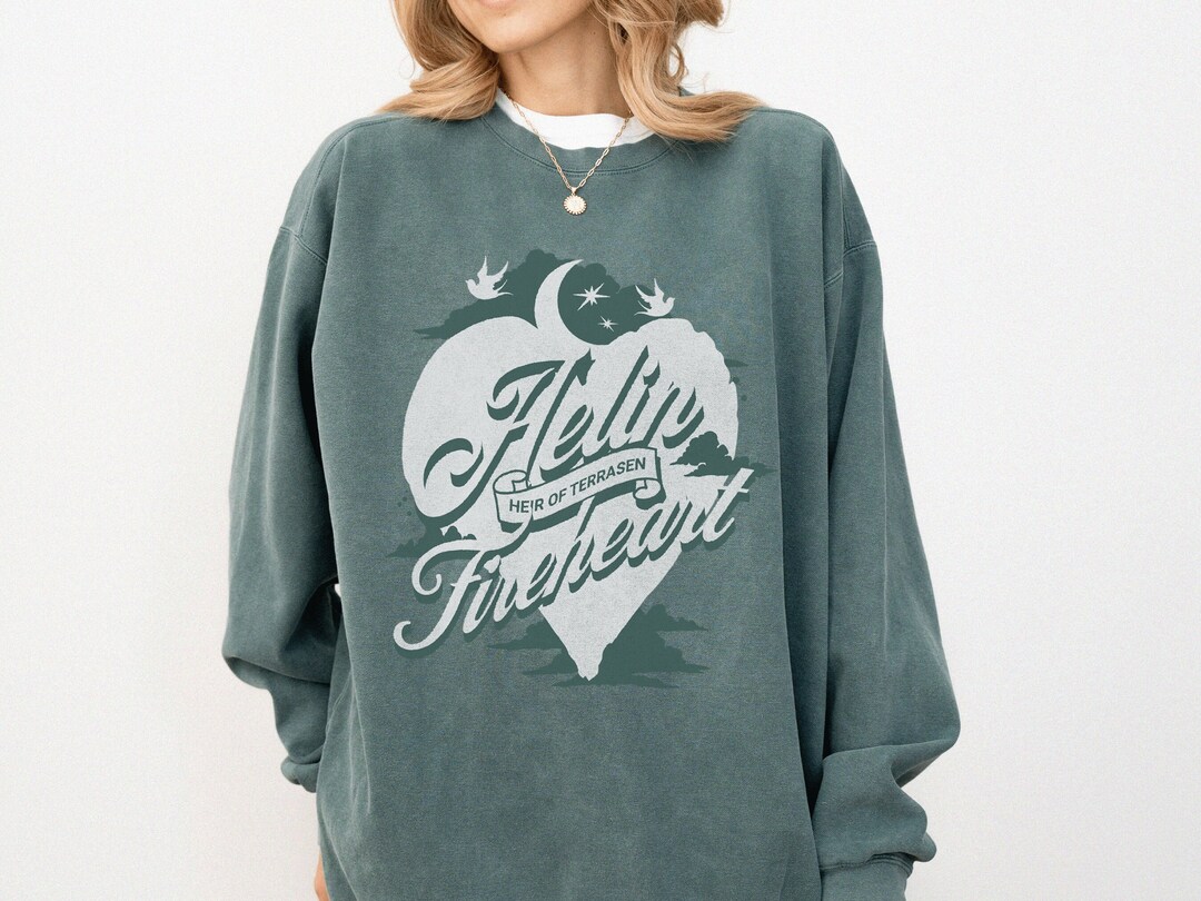 Aelin Galathynius Fireheart Throne of Glass Sweatshirt Rowan Whitethorn ...