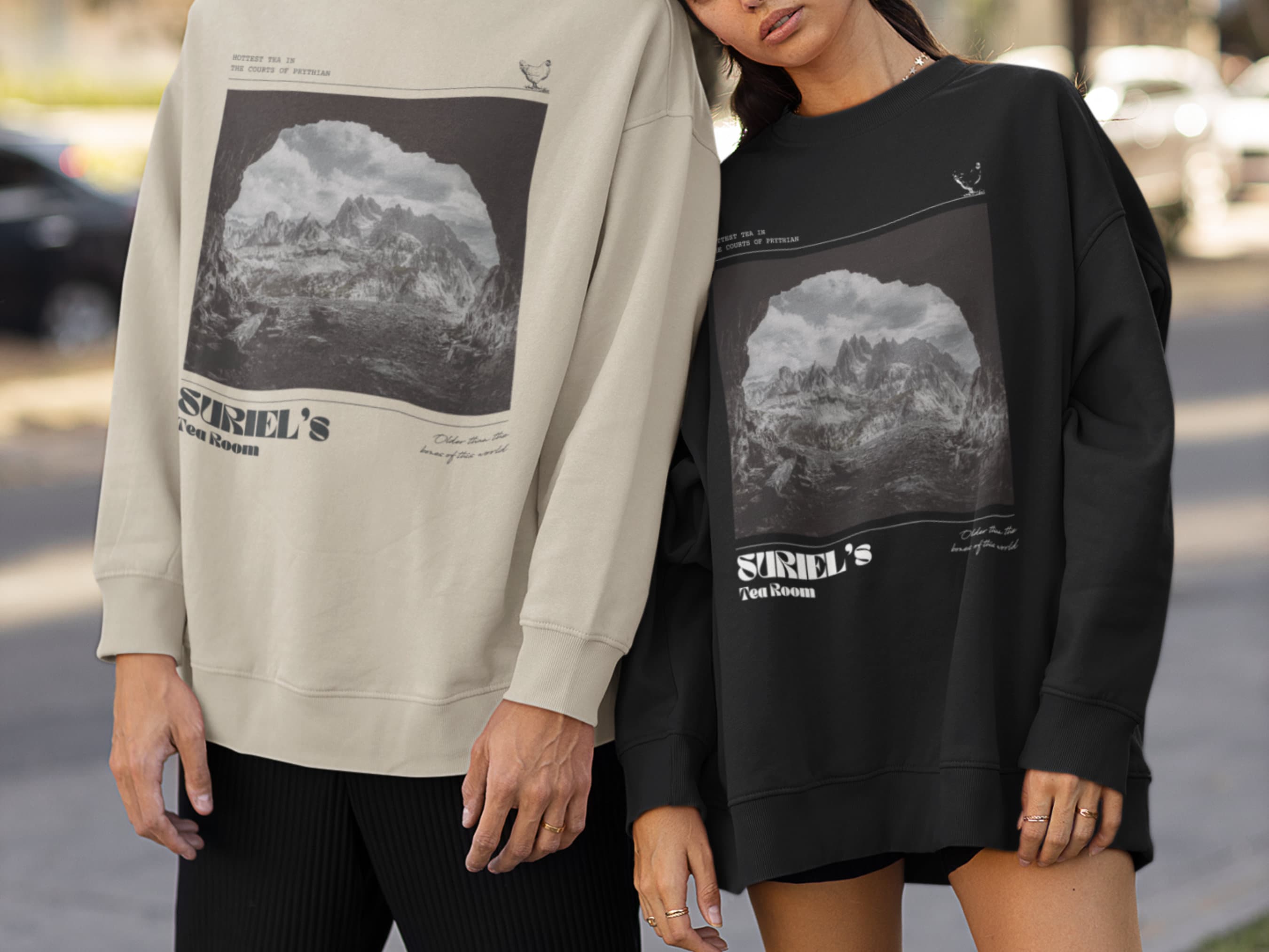 Acotar Sweatshirt OFFICIALLY LICENSED SJM Suriel's Tearoom Velaris ...