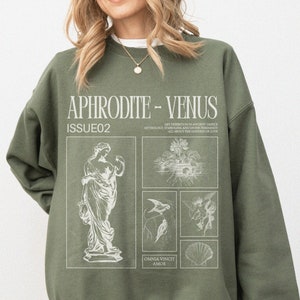 Aphrodite Sweatshirt Venus Goddess of Love Shirt Percy Jackson Merch ...