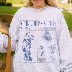 Aphrodite Sweatshirt Venus Goddess of Love Shirt Percy Jackson Merch ...