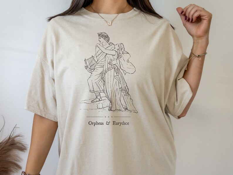 Greek Mythology Shirt Orpheus and Eurydice Shirt Poet Shirt | Etsy