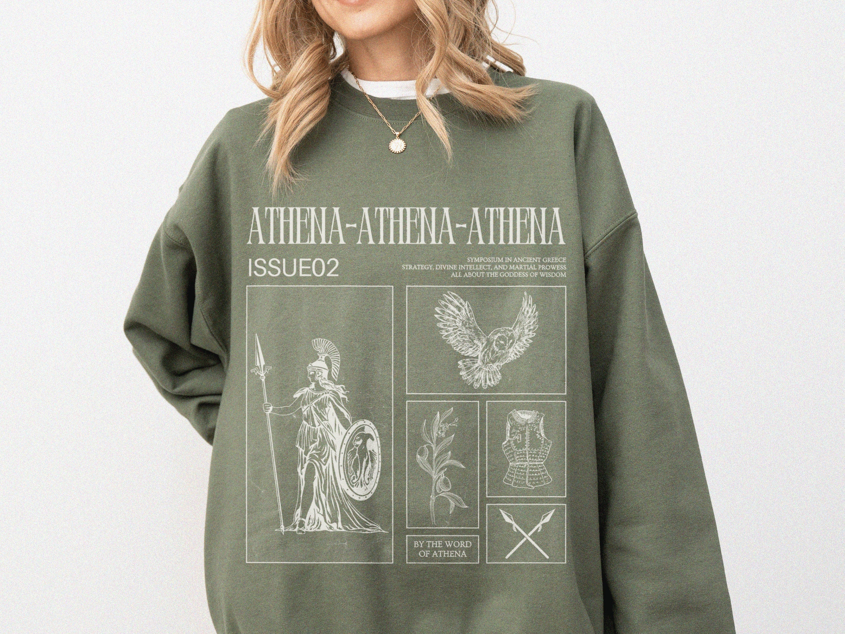Athena Sweatshirt Camp Halfblood Shirt Percy Jackson Merch Athena ...