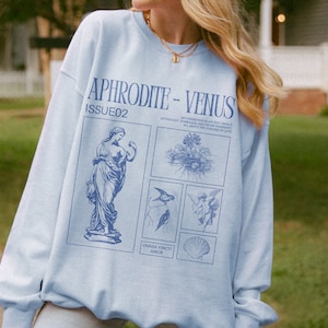Aphrodite Sweatshirt Venus Goddess of Love Shirt Percy Jackson Merch ...
