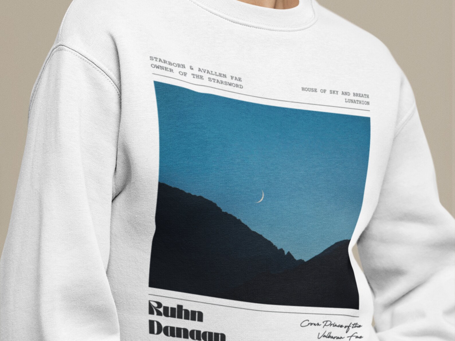 Ruhn Danaan OFFICIALLY LICENSED Crescent City Sweater House of Sky and ...