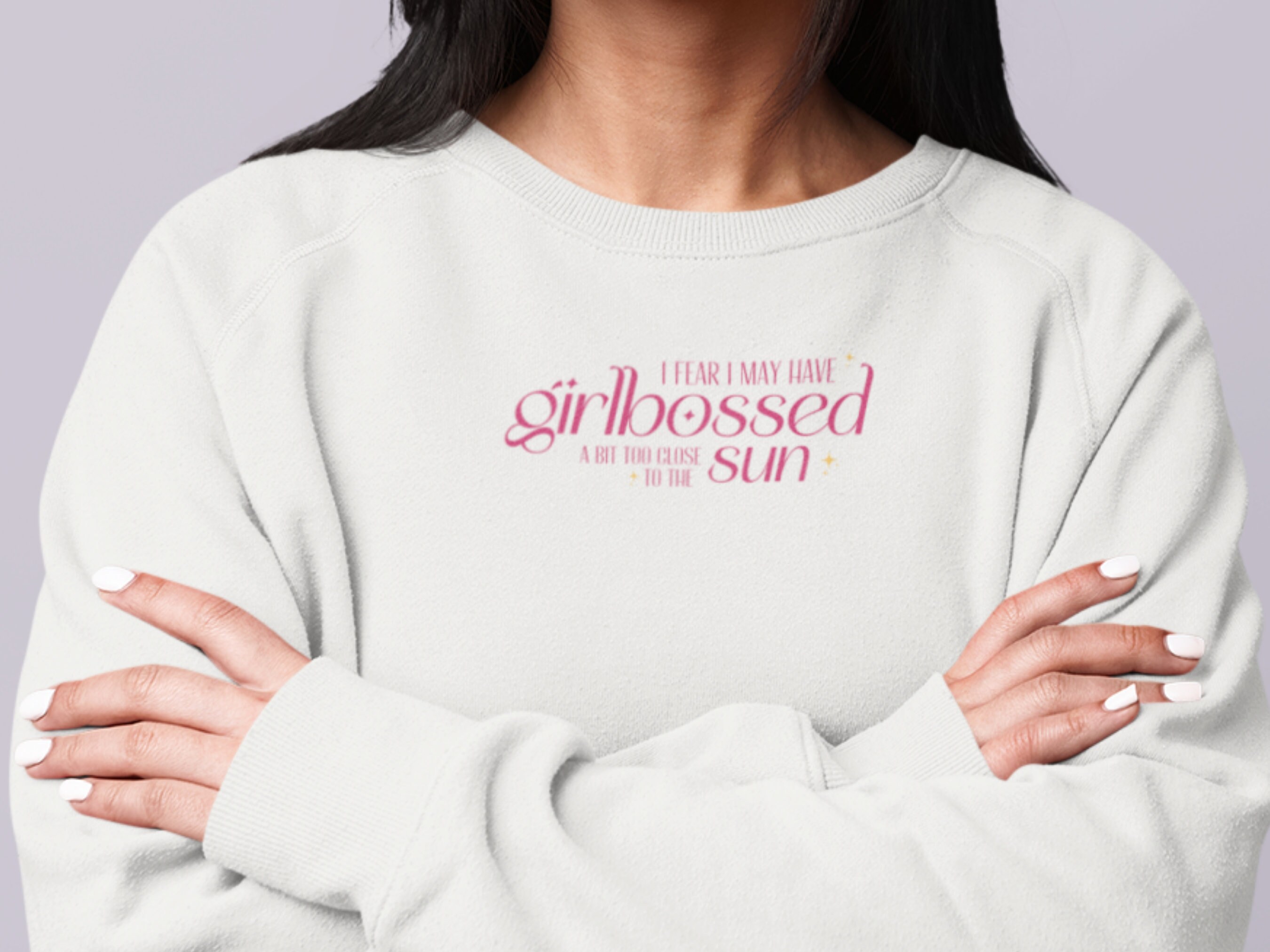 I May Have Girlbossed Too Close to the Sun Sweatshirt Tik Tok - Etsy