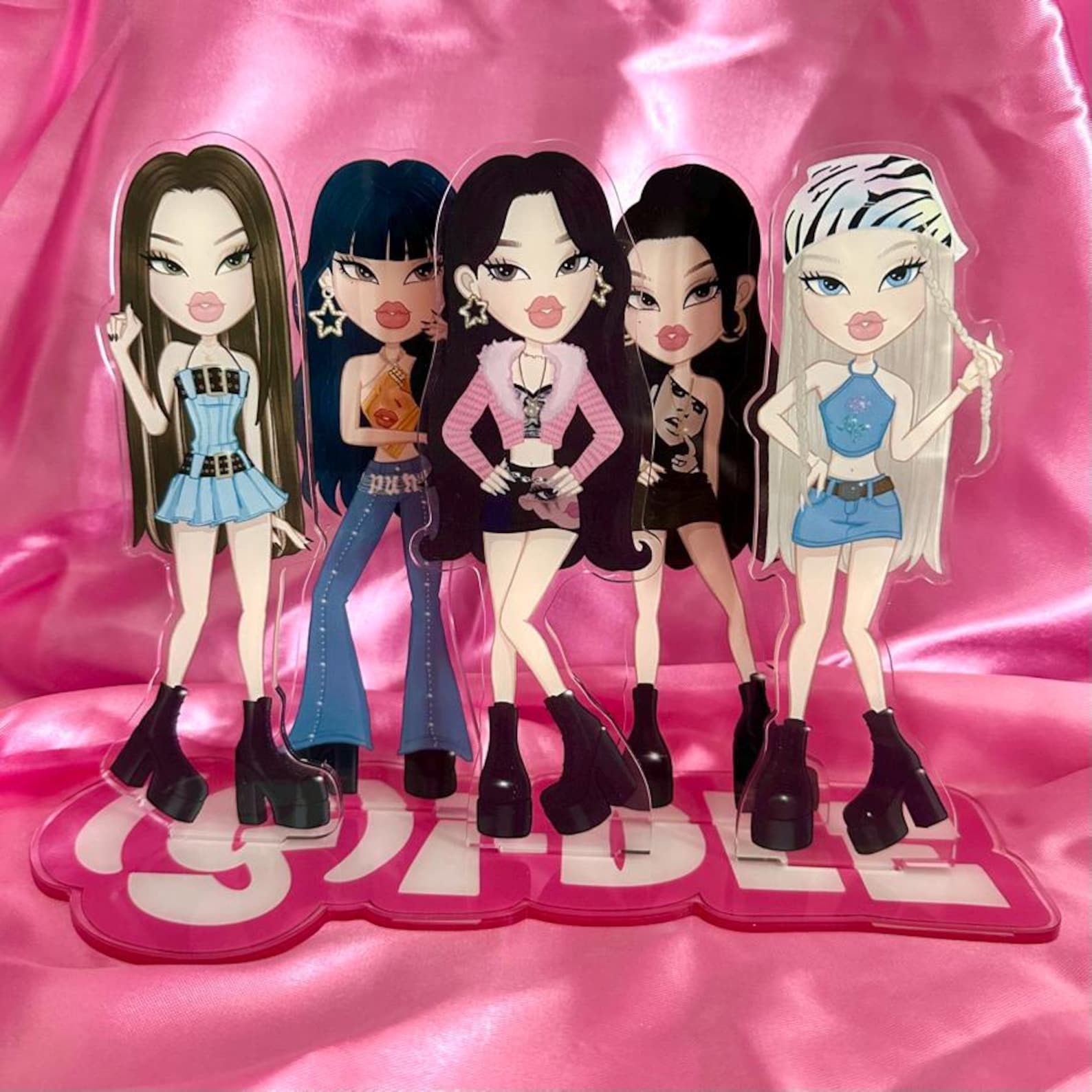 Gi-dle 'queencard' Standee K-pop Acrylic Standee - Etsy UK
