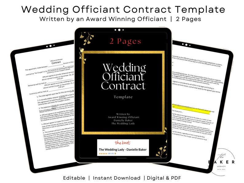 Custom Officiant Script, Wedding Ceremony Script, Personalized ...