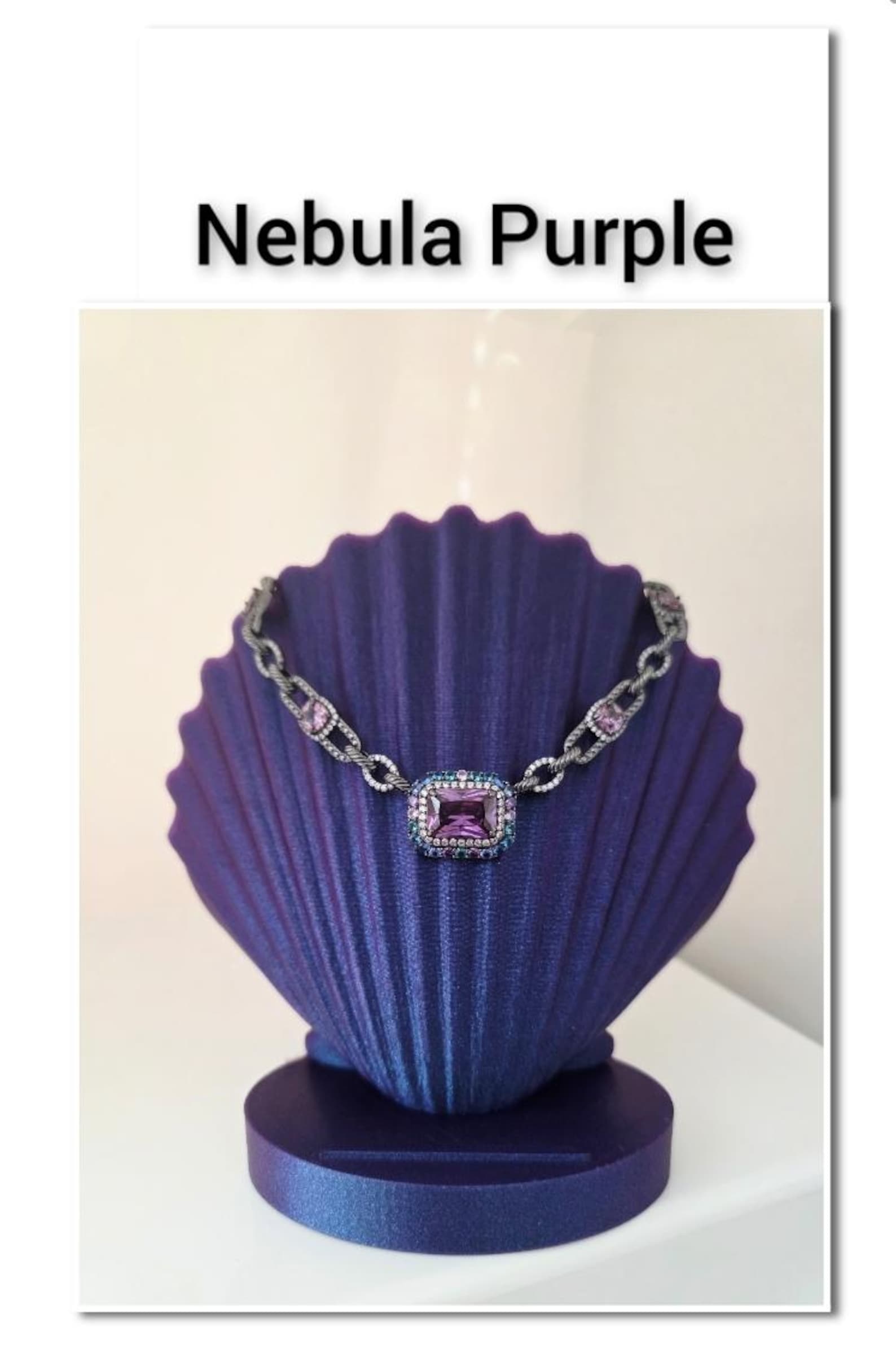 Clam Sea Shell Custom Necklace Display Holder I Jewelry - Etsy