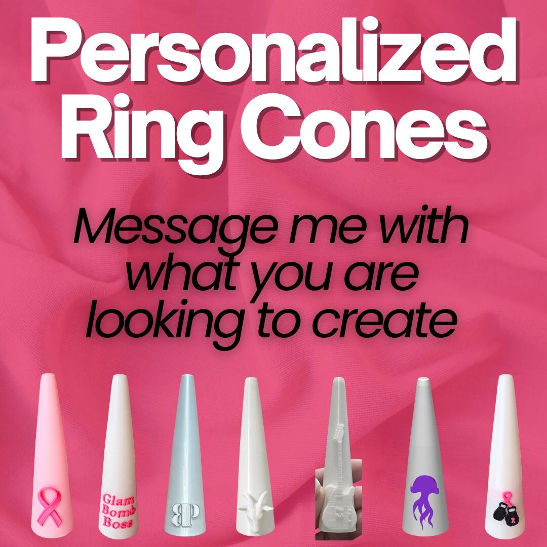 Personalized Custom Ring Cone Holders - Etsy