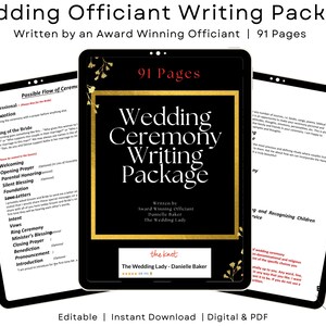 Custom Officiant Script, Wedding Ceremony Script, Personalized ...