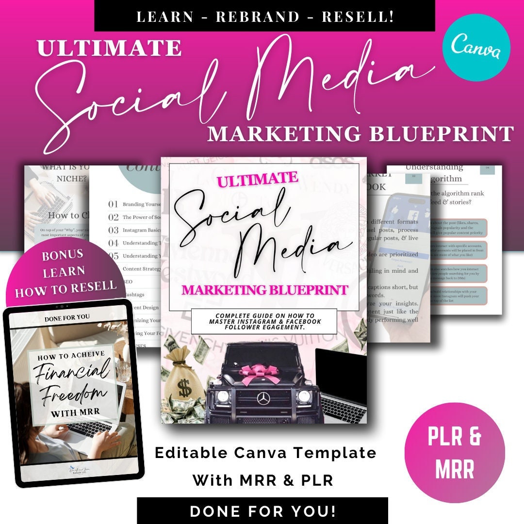 The Ultimate Social Media Marketing Blueprint, With Master Resell ...