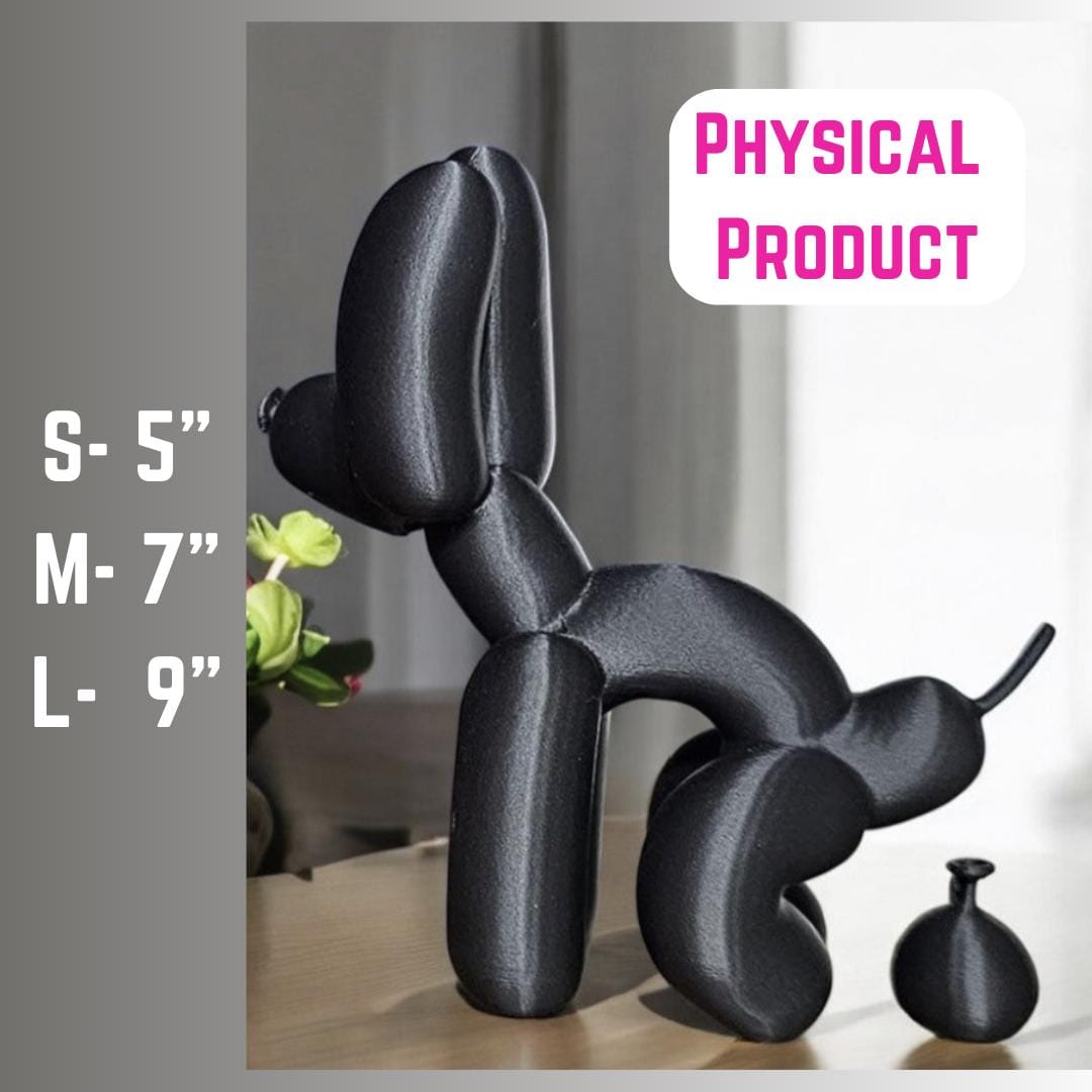 Pooping Balloon Dog Funny Figurine Statue Sculpture | the Gift | as ...