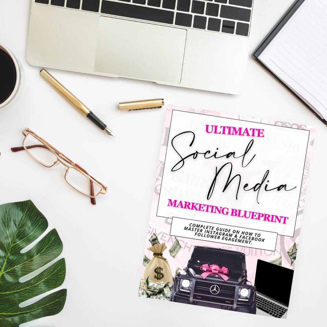 Social Media Marketing Blueprint Ebook, Instagram Guide, Canva (MRR ...