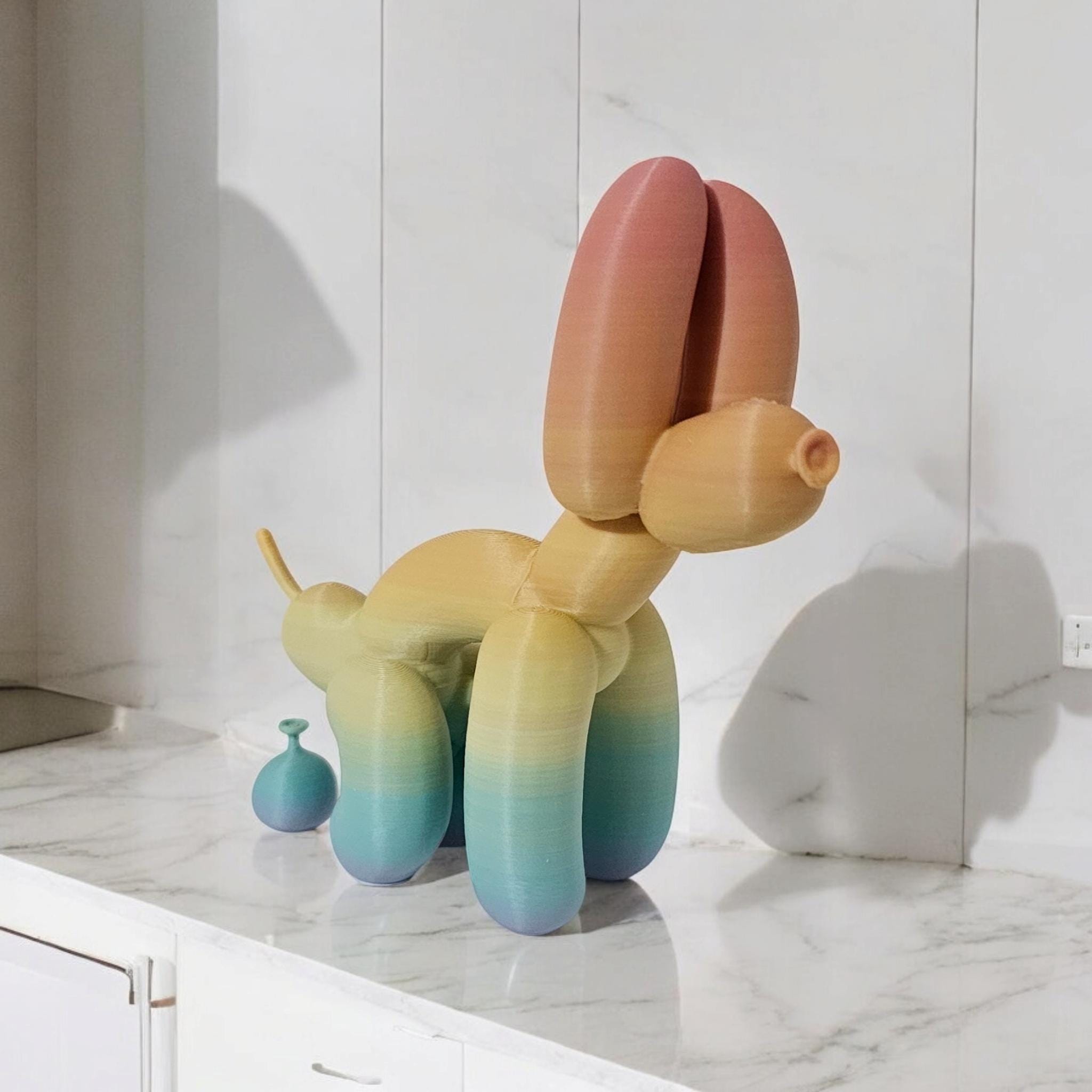 Pooping Balloon Dog Funny Figurine Statue Sculpture | the Gift | as ...